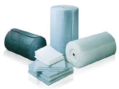 Filter mats, media and pads for cleaner air